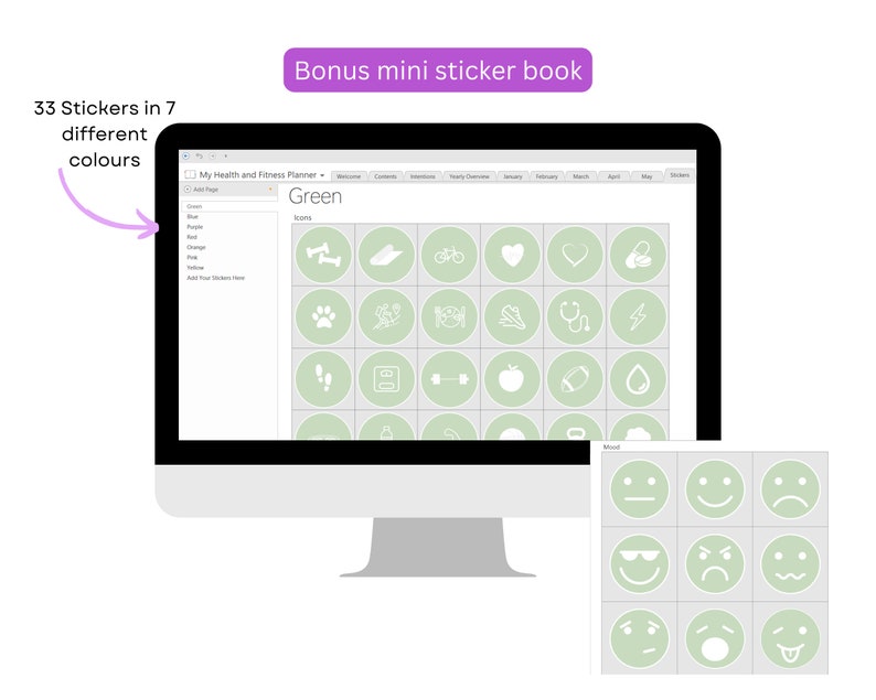 2024 Fitness Planner Onenote, Digital Health Planner, Fitness Journal ...