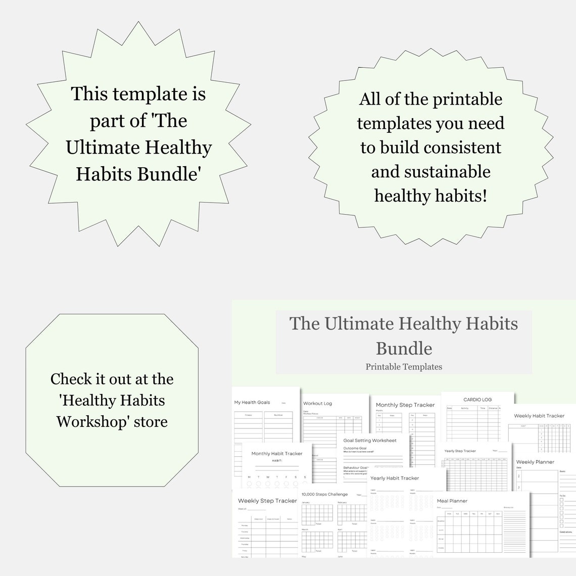 Weekly Step Tracker Printable Template, Step Log, Walking Journal ...