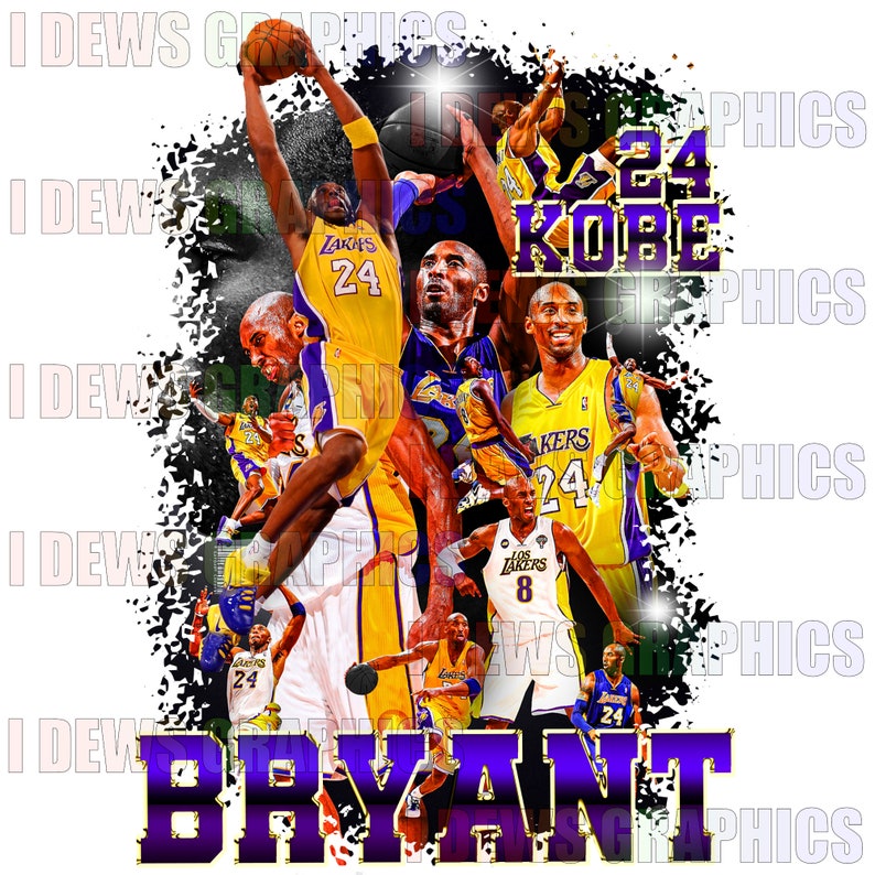 Kobe Bryant Design, Instant Download - Etsy Australia