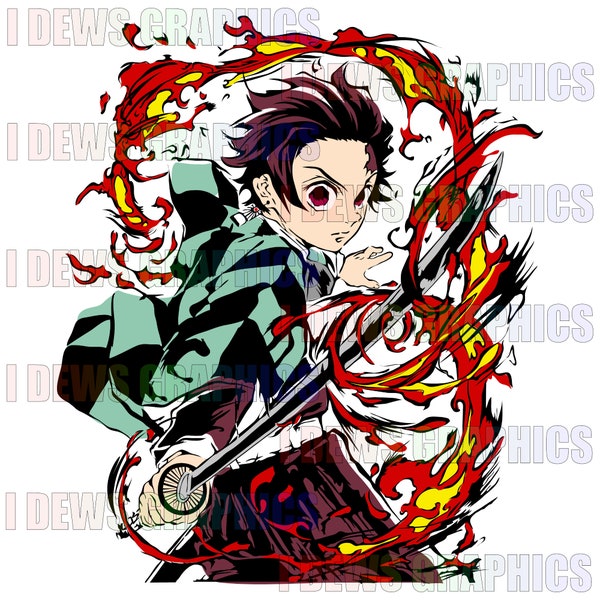 Demon Slayer Design - Etsy