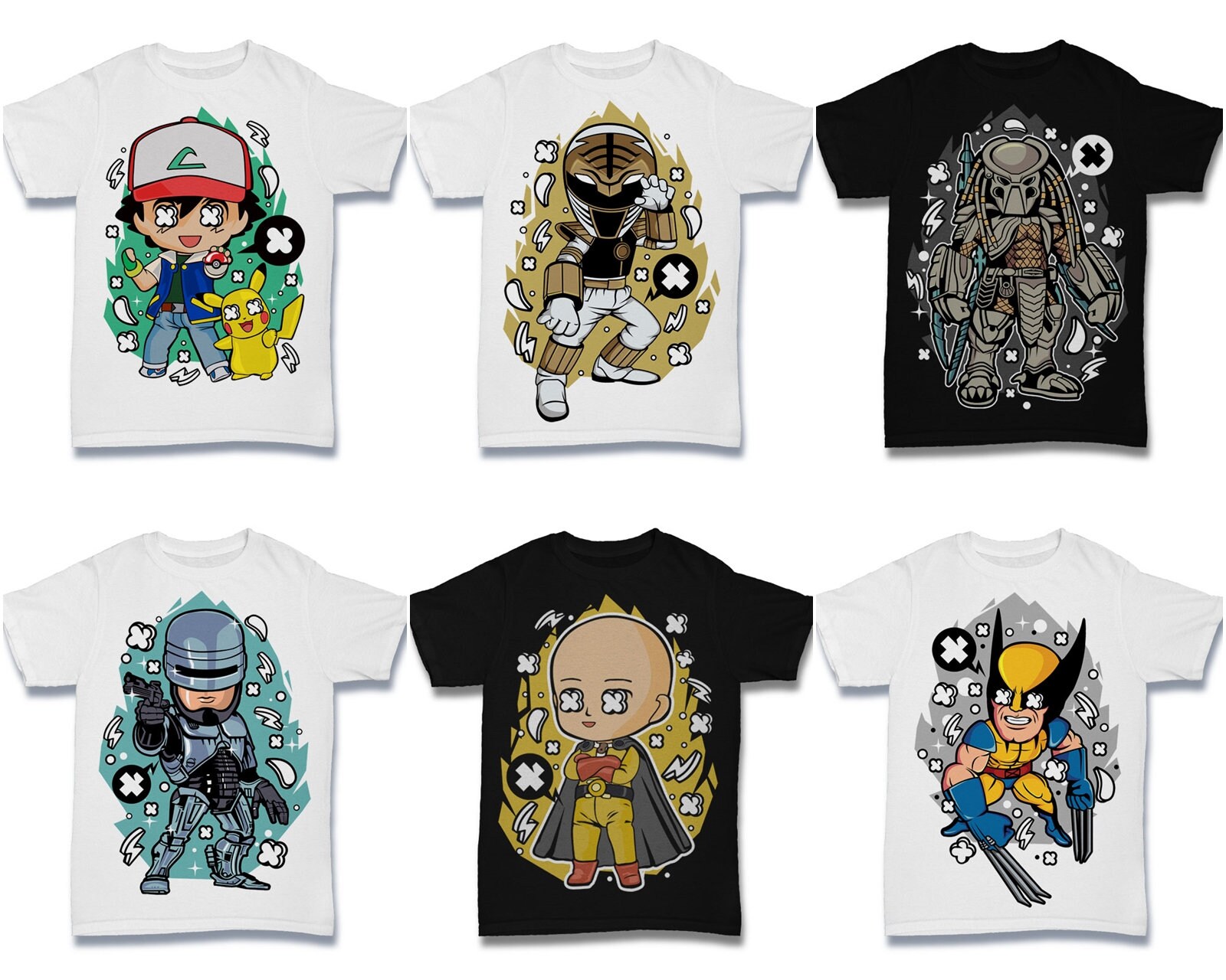 100 Graphic Cartoon Designs - Etsy