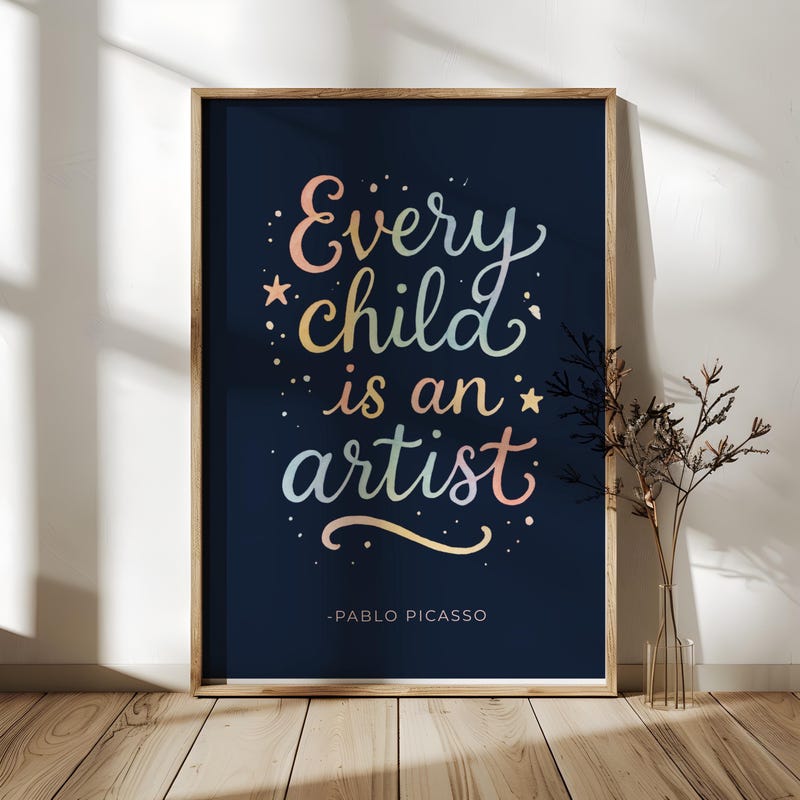 Every Child is an Artist - Etsy