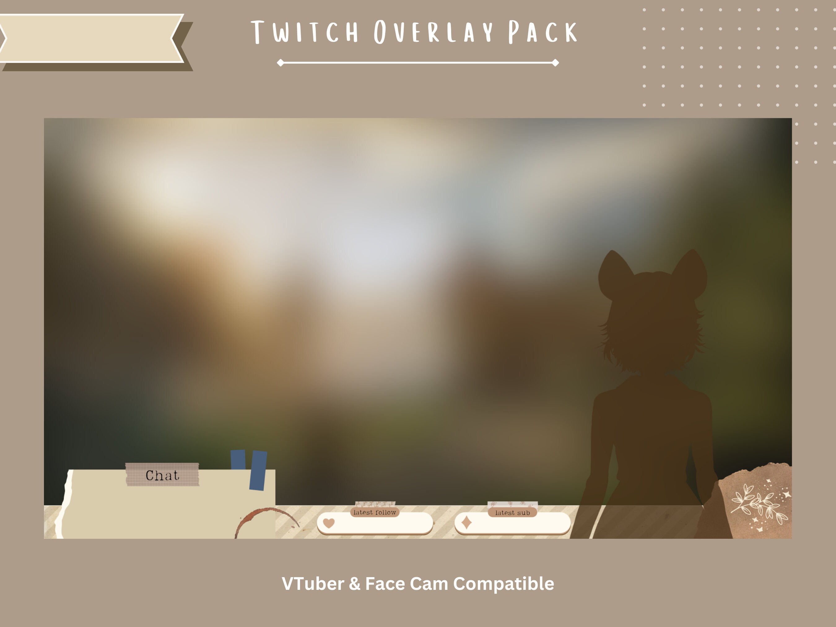 Dark Academia Twitch Pack Animated Scenes Streamer Pack - Etsy