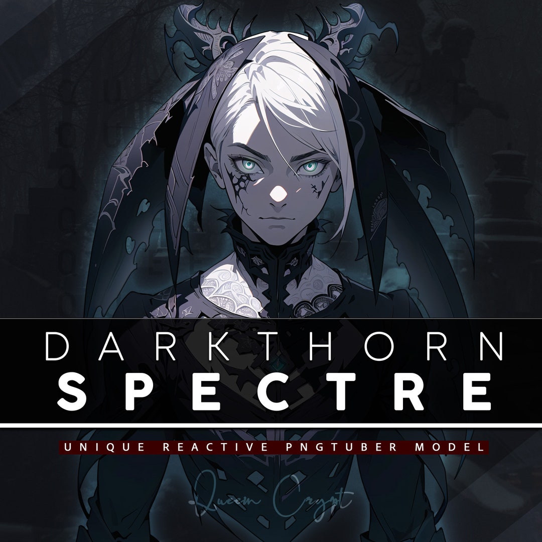 Darkthorn Spectre PNGTUBER | Ready to Use | 3 Expressions | 12 Reactive ...