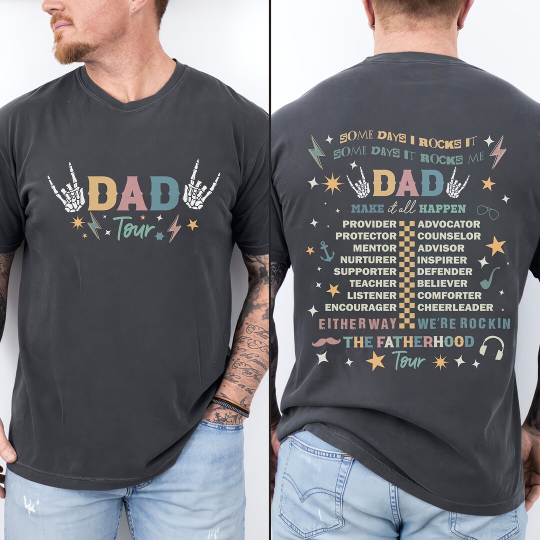 Dad Tour PNG, Fatherhood Tour PNG, Father's Day Png, Best Dad Ever Png ...