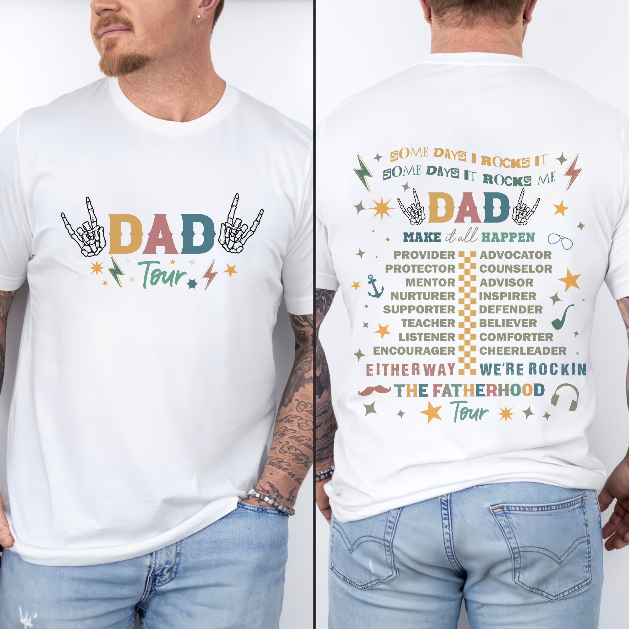 Dad Tour PNG, Fatherhood Tour PNG, Father's Day Png, Best Dad Ever Png ...