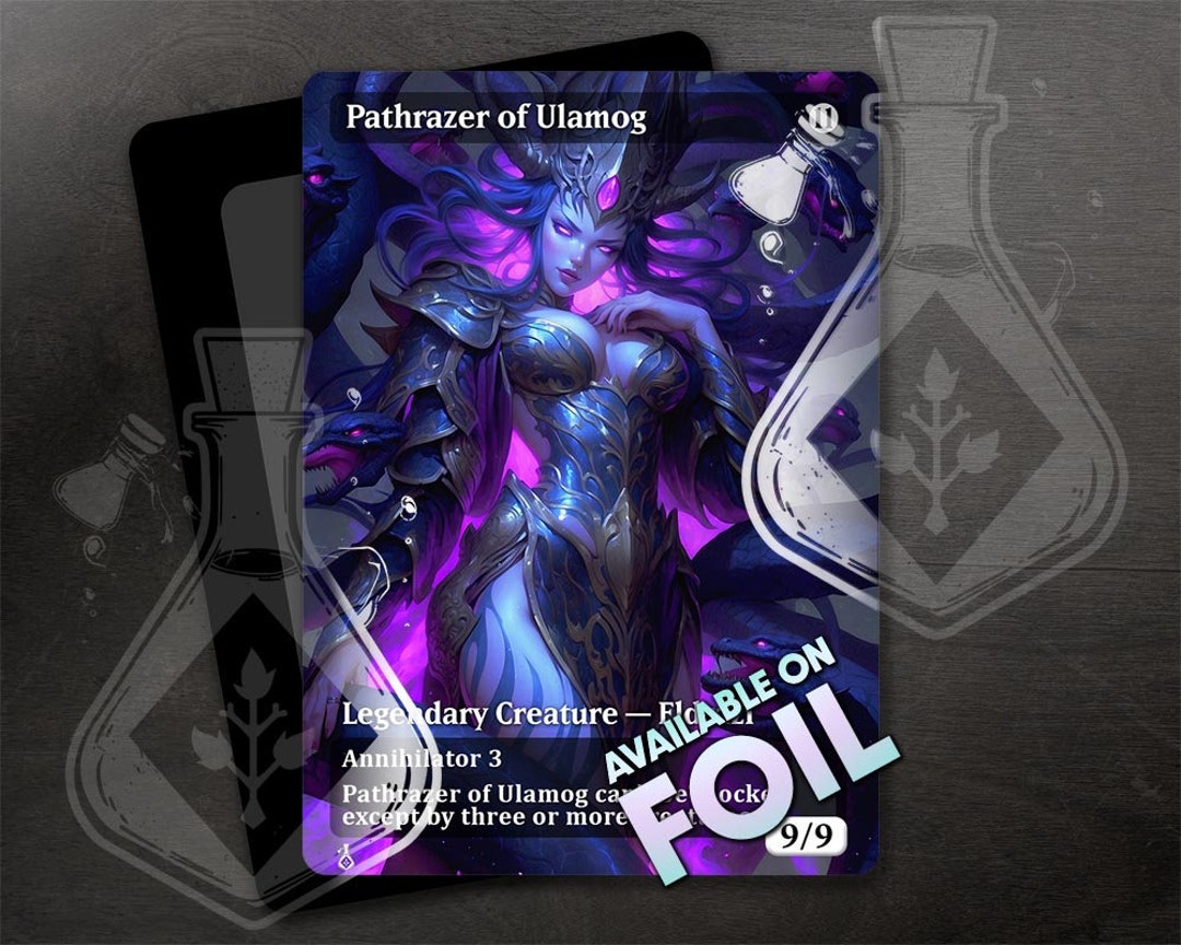 Pathrazer of Ulamog Gorgeous Alternate Full Custom Art Bewitching Mistress of Haunting Horror ...
