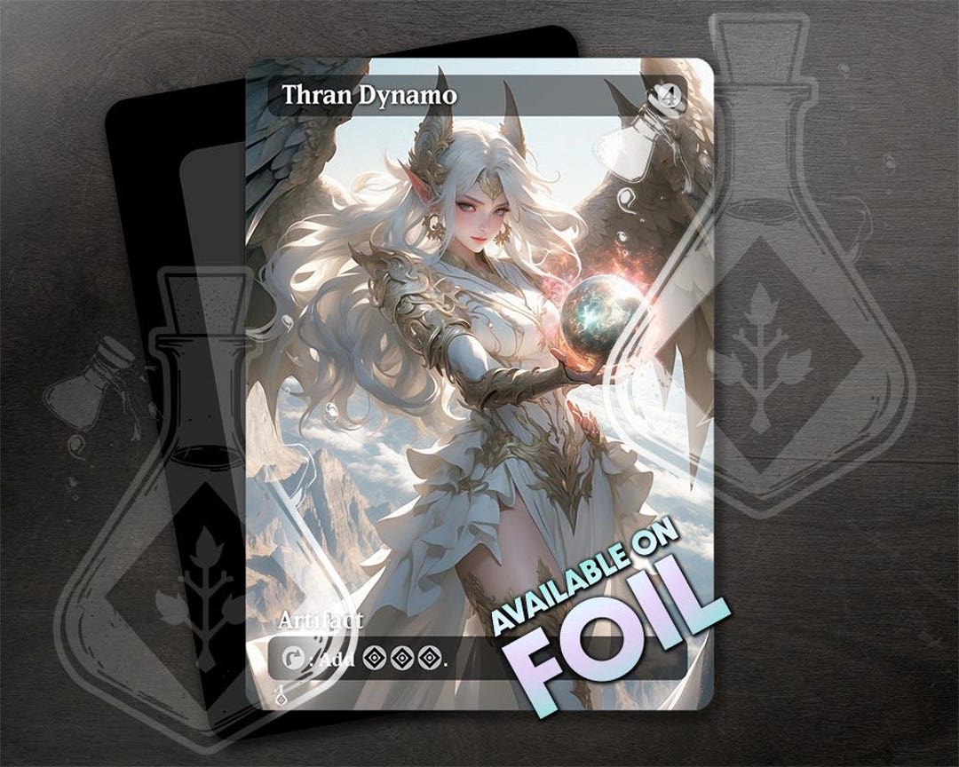 Thran Dynamo Gorgeous Alternate Full Custom Art Mana Rock Radiant