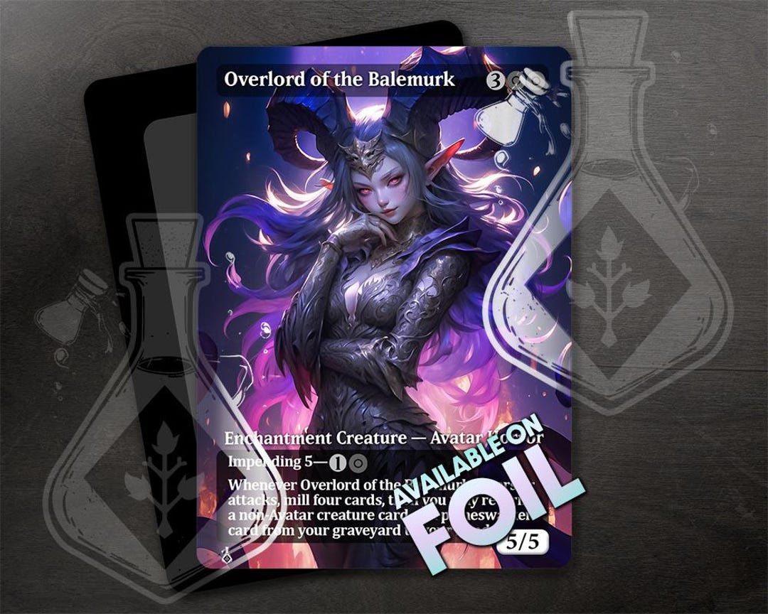 Overlord of the Balemurk - Gorgeous Alternate Full Custom Art - Dark Enchantress Fiend: Elegant ...