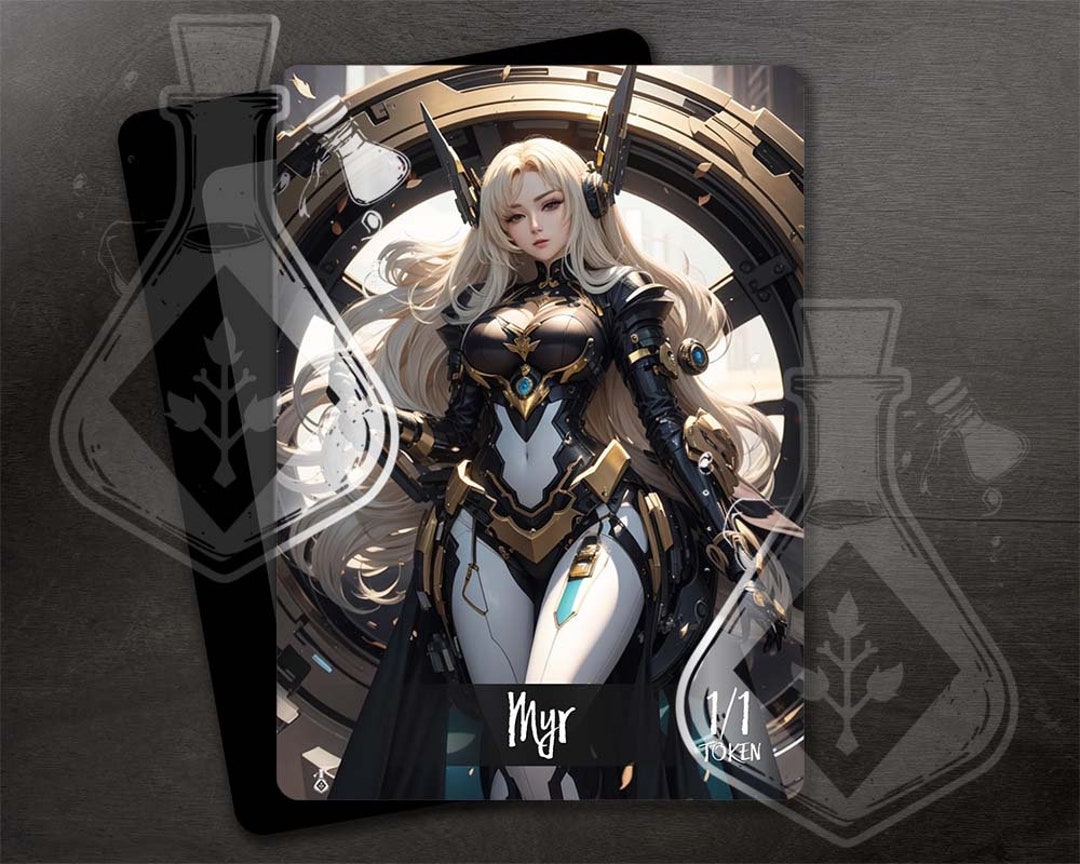 MYR Token for TCG Full Custom Art Gorgeous Anime Robot Japanese Super ...