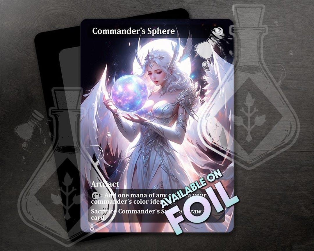 Commander's Sphere - Gorgeous Alternate Full Custom Art Angel - Radiant ...