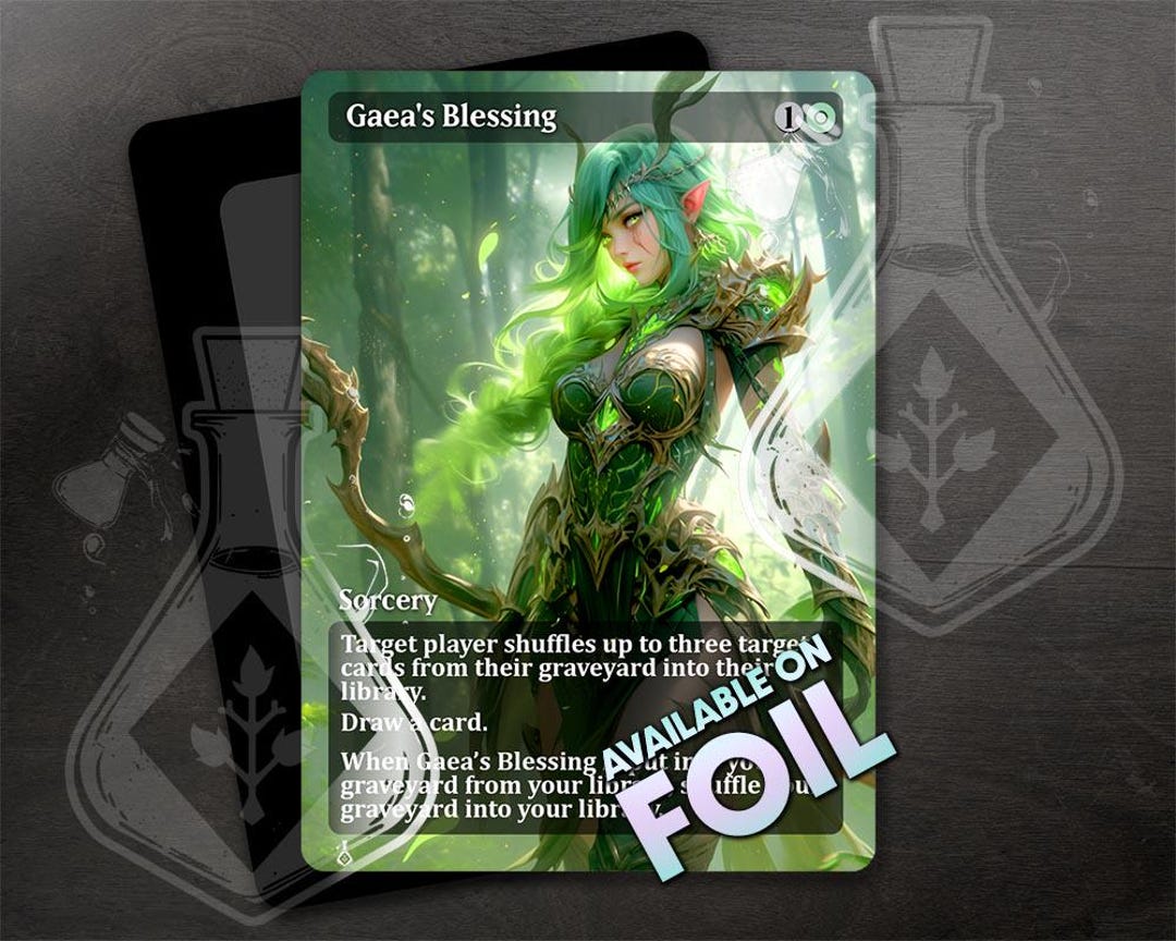 Gaea's Blessing - Amazing Alternate Full Custom Art - Anime Waifu ...