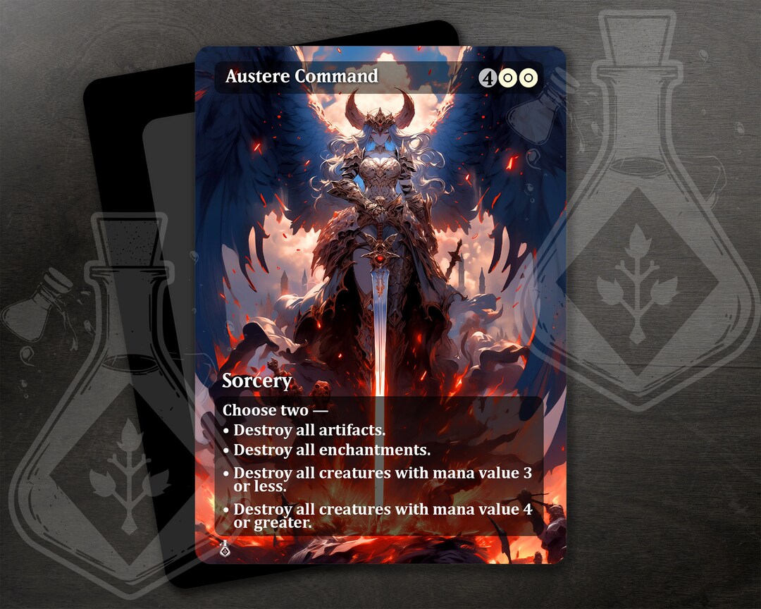 Austere Command Gorgeous Alternate Full Custom Art Seraphic Decree: Angel of Sublime Beauty ...