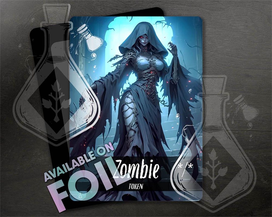 ZOMBIE TOKEN */* - Gorgeous Full Custom Art - Anime Waifu - Undead ...