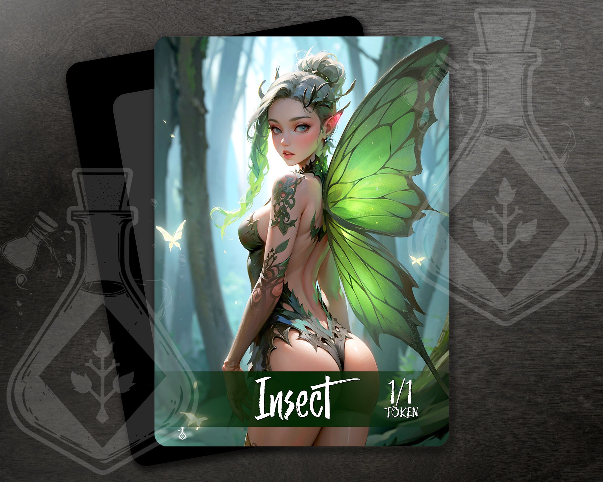 Insect 1/1 Token for TCG Full Custom Art Whimsical - Etsy