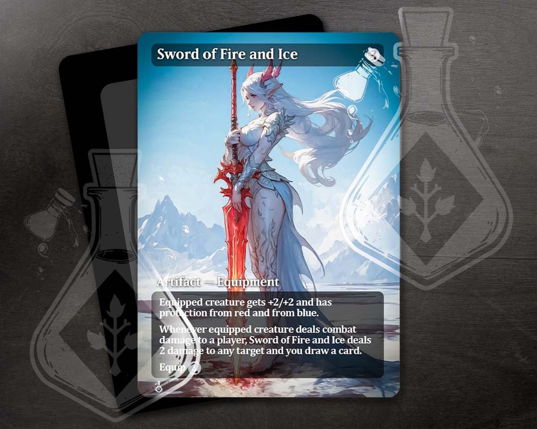 Sword of Fire and Ice - Gorgeous Alternate Full Custom Art - Frozen ...