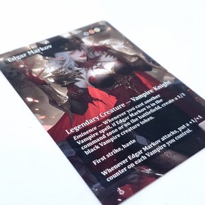 Edgar Markov - Gorgeous Alternate Full Custom Art - Gorgeous Commander ...