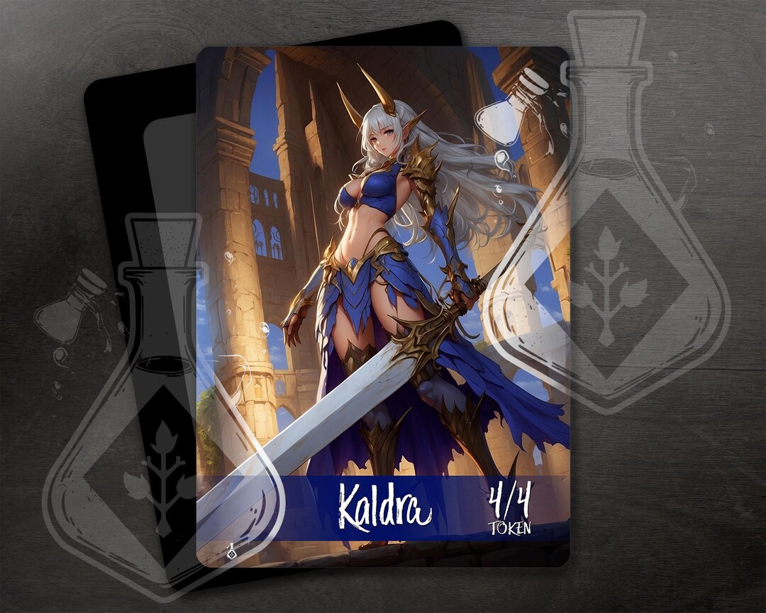 Kaldran - Token for TCG - Full Custom Art - Gorgeous Avatar Protector ...
