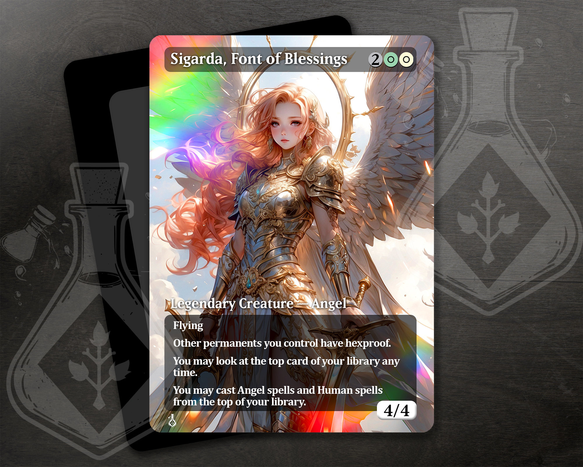 Sigarda, Font of Blessings Gorgeous Alternate Full Custom Art Celestial Spectacle: Gorgeous ...