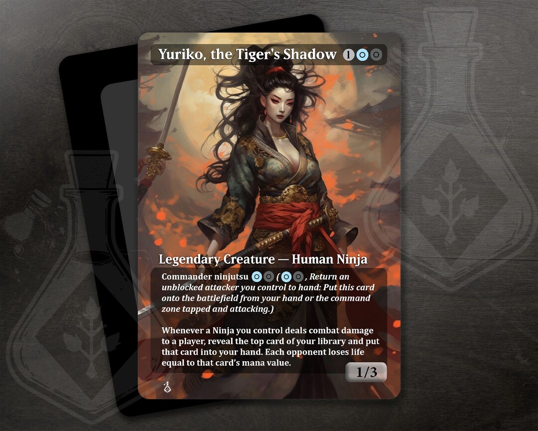 Yuriko, the Tiger's Shadow Gorgeous Alternate Full Custom Art Commader ...