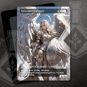Lyra Dawnbringer - Amazing Alternate Full Custom Art - Gorgeous Angel ...