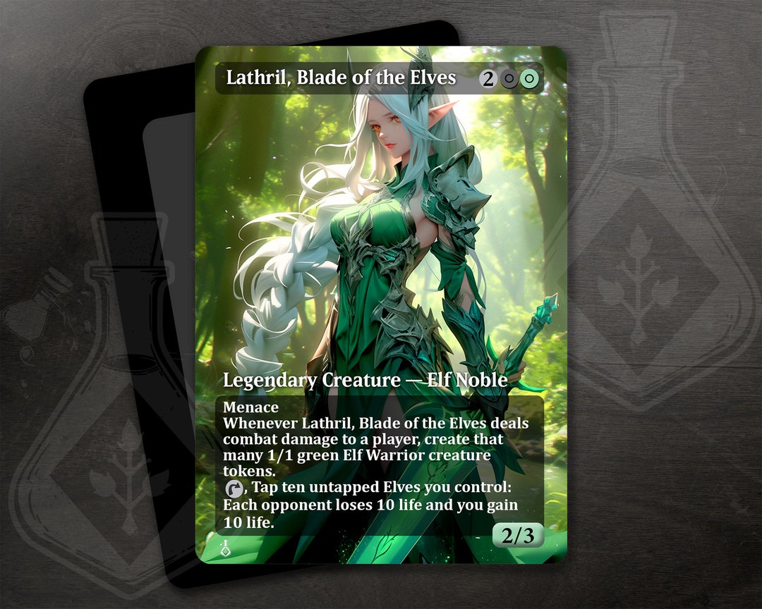 Lathril, Blade of the Elves Amazing Alternate Full Custom Art Gorgeous ...