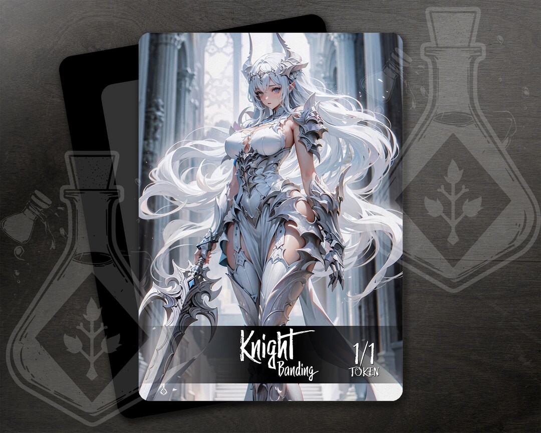 KNIGHT With Banding Token for TCG Full Custom Art the Knight Commander ...