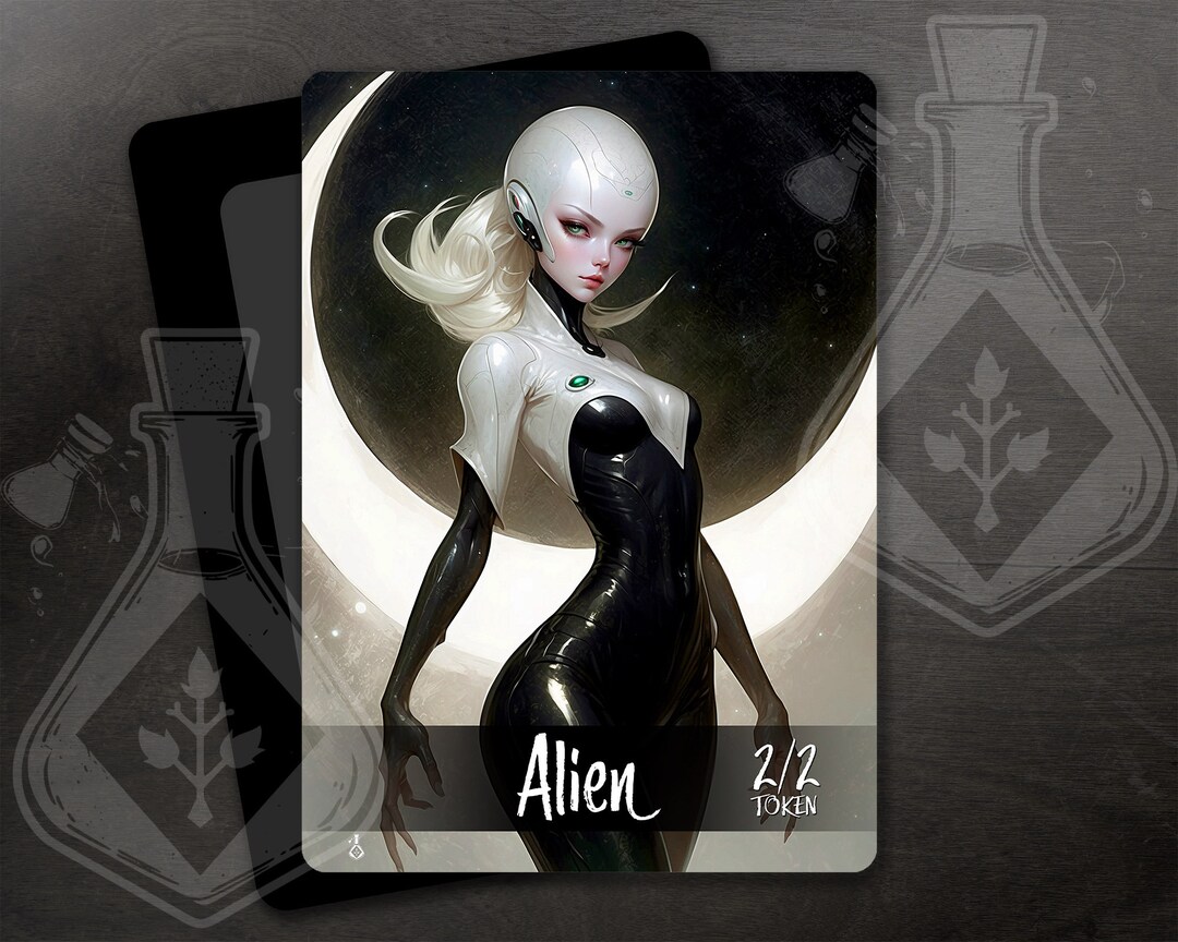 ALIEN Token for TCG Full Custom Art Mystic Space Siren: Gorgeous Alien ...