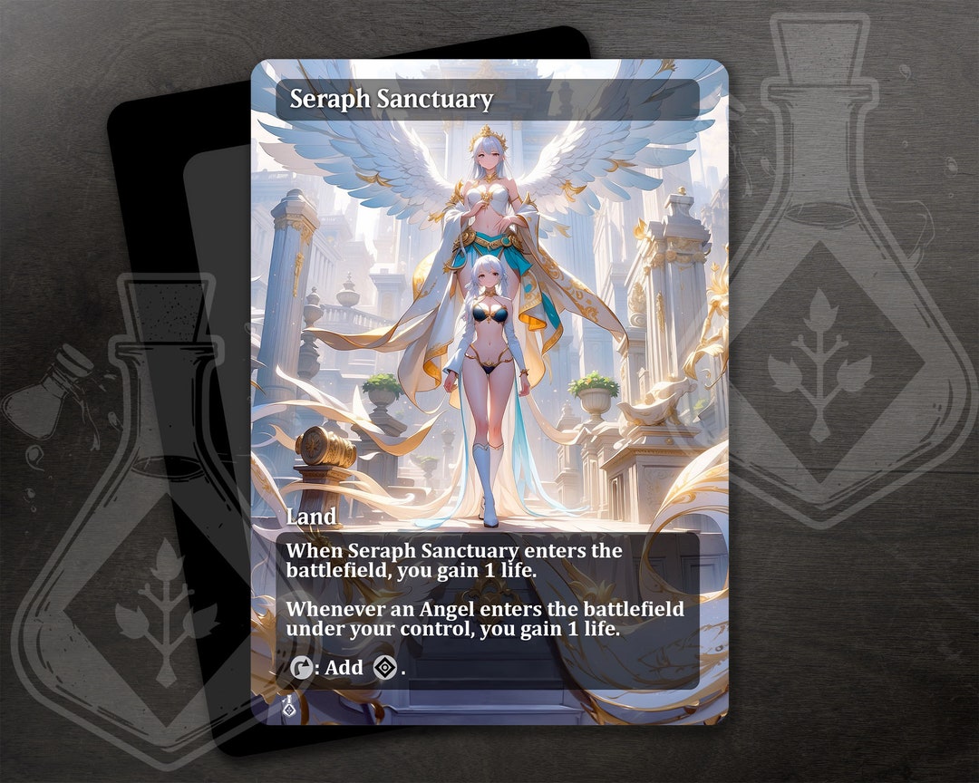 Seraph Sanctuary Amazing Alternate Full Custom Art Gorgeous Anime Waifu ...