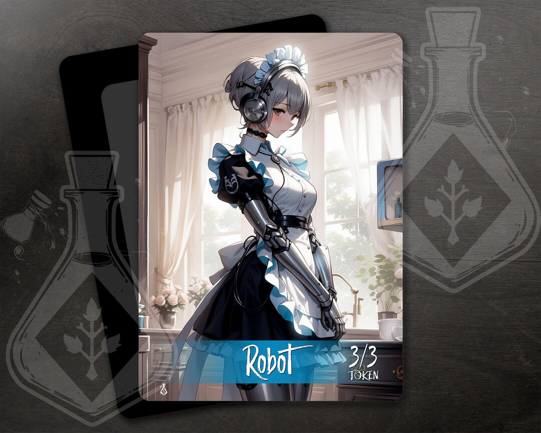 Robot Token for TCG Full Custom Art Anime Waifu Gleaming Maid Bot: Post ...