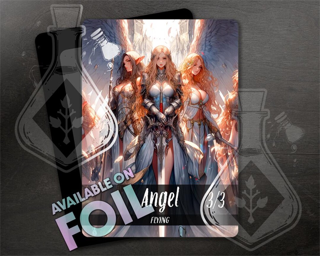 ANGEL Token 3 /3 for TCG - Full Custom Art - Triny of Angels, Defenders ...