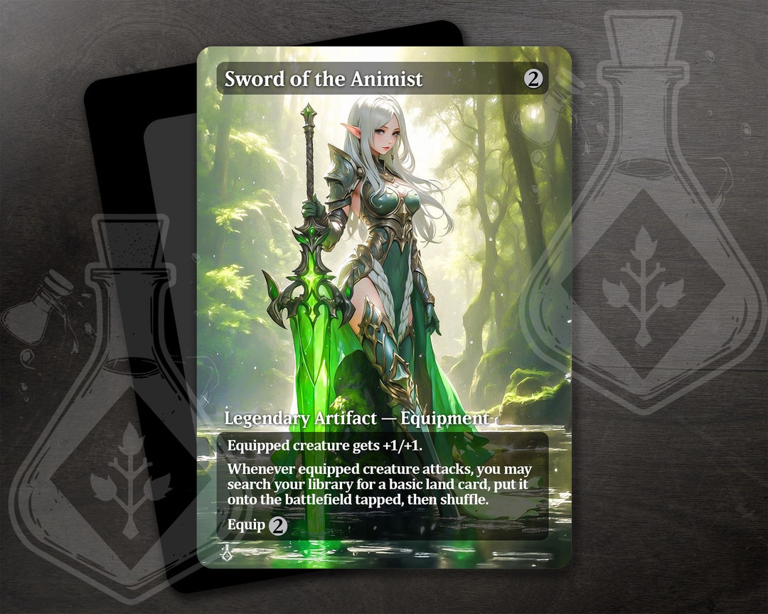 Sword of the Animist Gorgeous Alternate Full Custom Art Gorgeous Knight ...