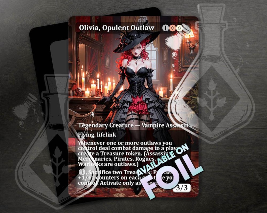Olivia, Opulent Outlaw - Amazing Alternate Full Custom Art - Vampire ...