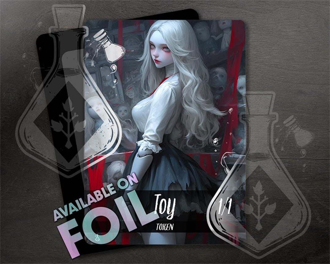 TOY TOKEN - Full Custom Art - Wings - Anime Waifu - Gorgeous Toy ...