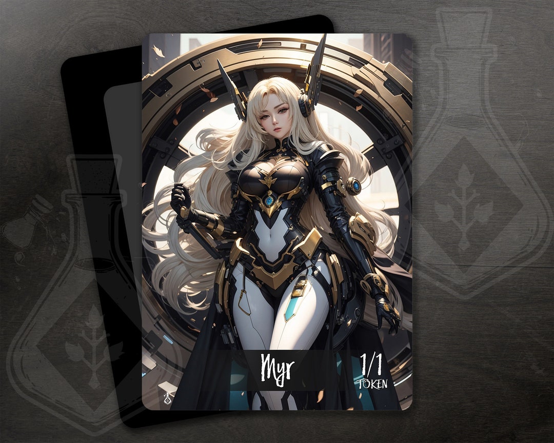 MYR Token for TCG Full Custom Art Gorgeous Anime Robot Japanese Super ...