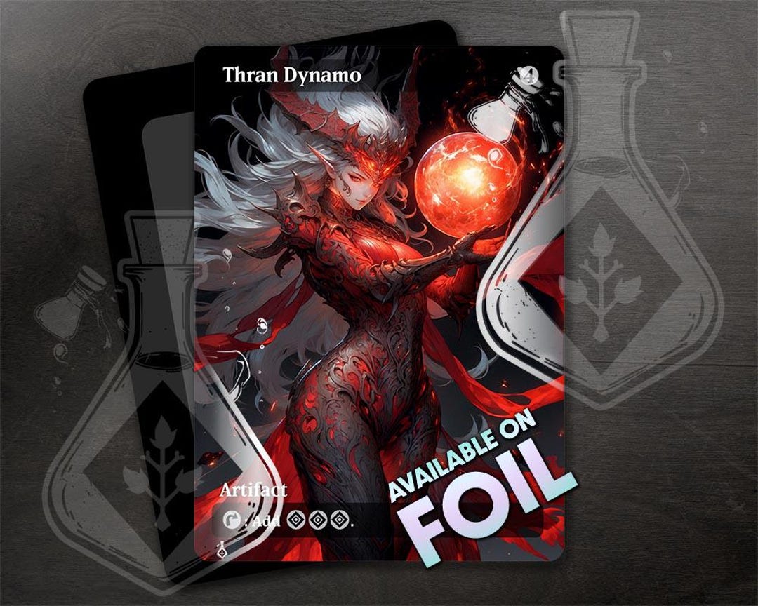 Thran Dynamo Gorgeous Alternate Full Custom Art Mana Rock Elegant