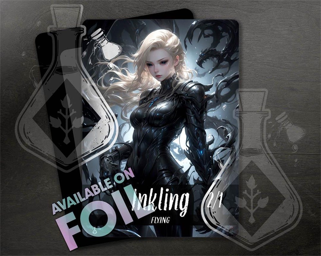 Inkling TOKEN With Flying - 2/1 - Gorgeous Full Custom Art - Anime ...