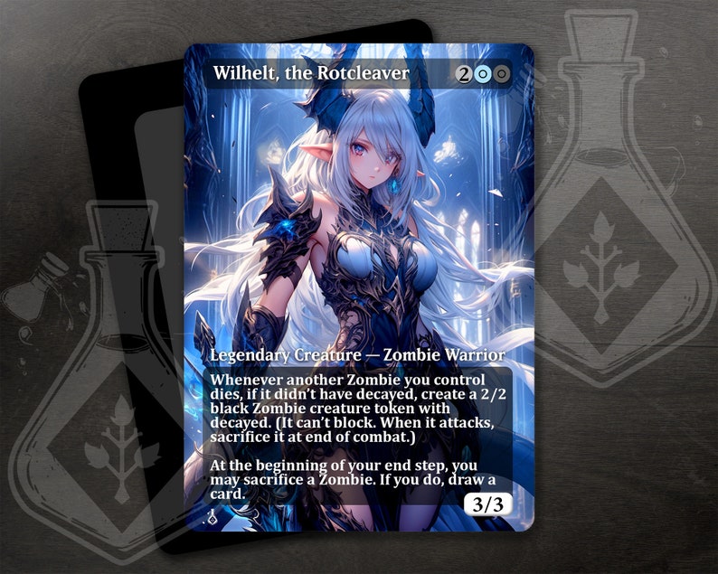 Wilhelt the Rotcleaver Amazing Alternate Full Custom Art - Etsy