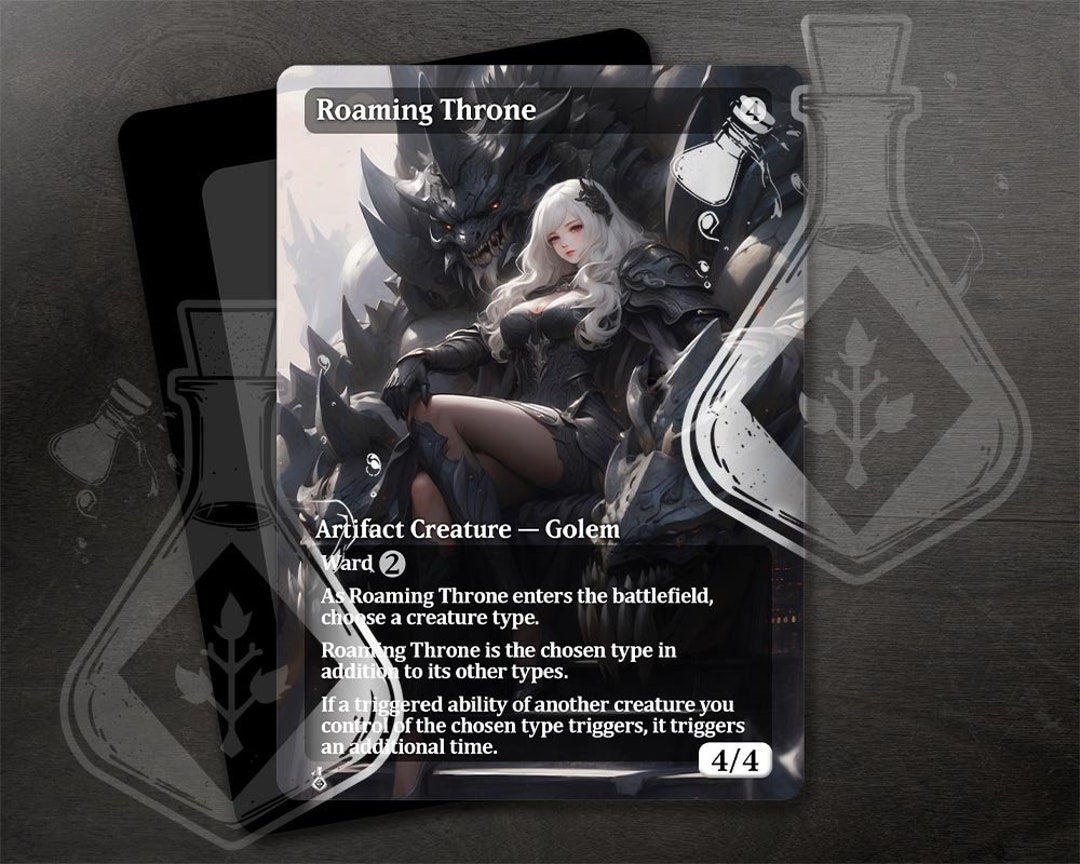 Roaming Throne Gorgeous Alternate Full Custom Art Majestic Sovereign: Gorgeous Queen in Command ...