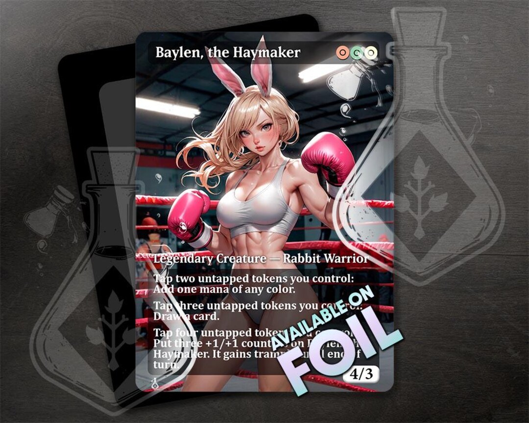 Baylen, the Haymaker - Gorgeous Alternate Full Custom Art - Charming Fighting Bunny: Fierce and ...