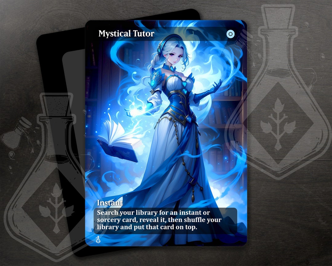 Mystical Tutor Gorgeous Alternate Full Custom Art Alluring Mage Mentor ...