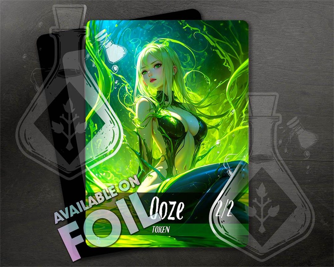 OOZE TOKEN */* - Gorgeous Full Custom Art - Anime Waifu - Gleaming Ooze ...