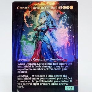 Omnath, Locus of the Roil - Amazing Alternate Full Custom Art ...