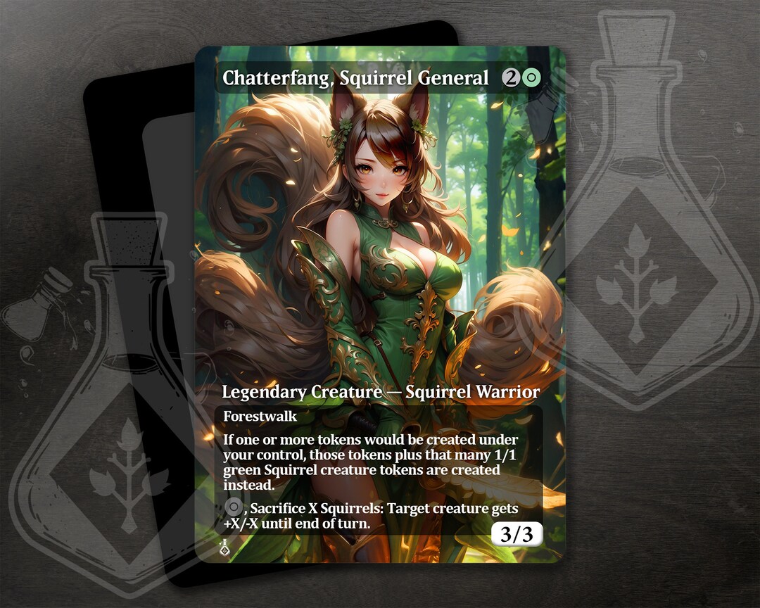 Chatterfang, Squirrel General Gorgeous Alternate Full Custom Art ...