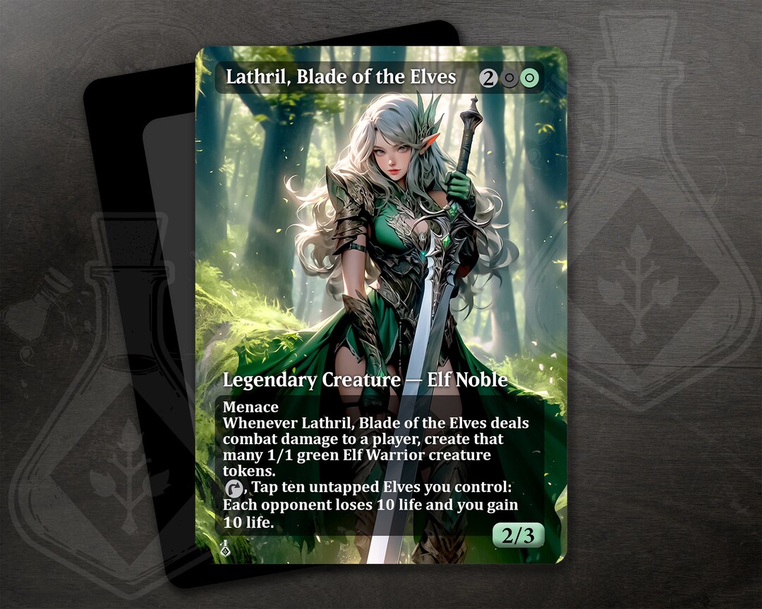 Lathril, Blade of the Elves Amazing Alternate Full Custom Art Gorgeous ...