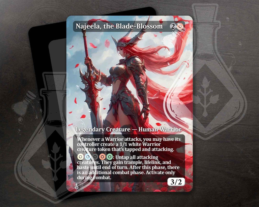 Najeela, the Blade-blossom - Alternate Full Custom Art - Charming Rose ...