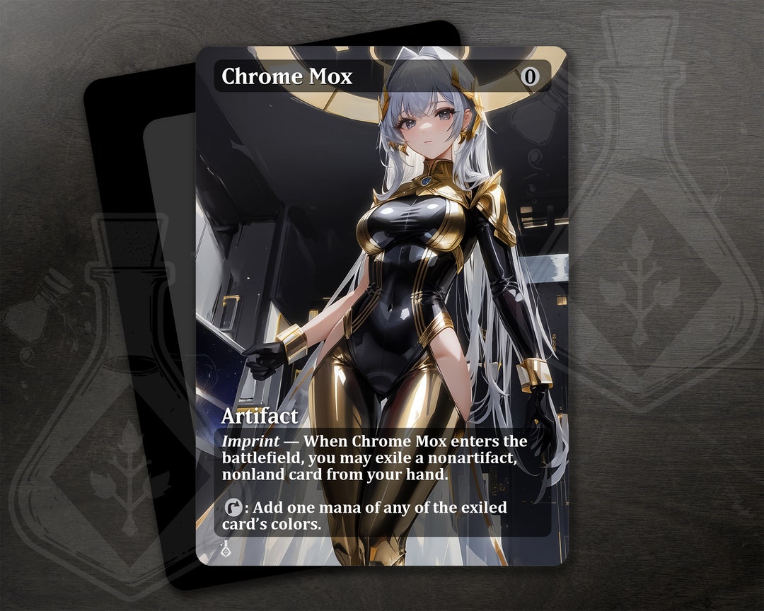 Chrome Mox Amazing Alternate Full Custom Art Anime Waifu Metallic ...