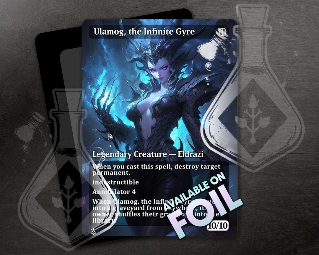 Ulamog, the Infinite Gyre - Gorgeous Alternate Full Custom Art - Beautiful Horror Divinity ...