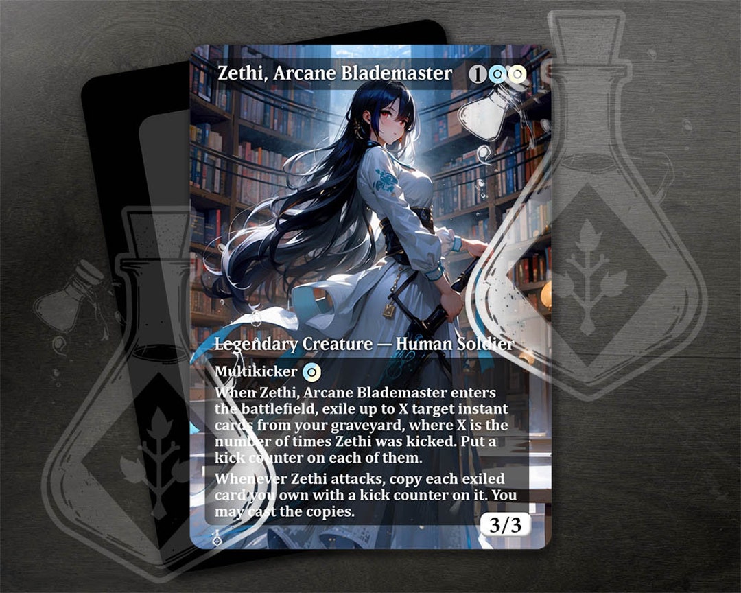 Zethi, Arcane Blademaster - Gorgeous Alternate Full Custom Art ...