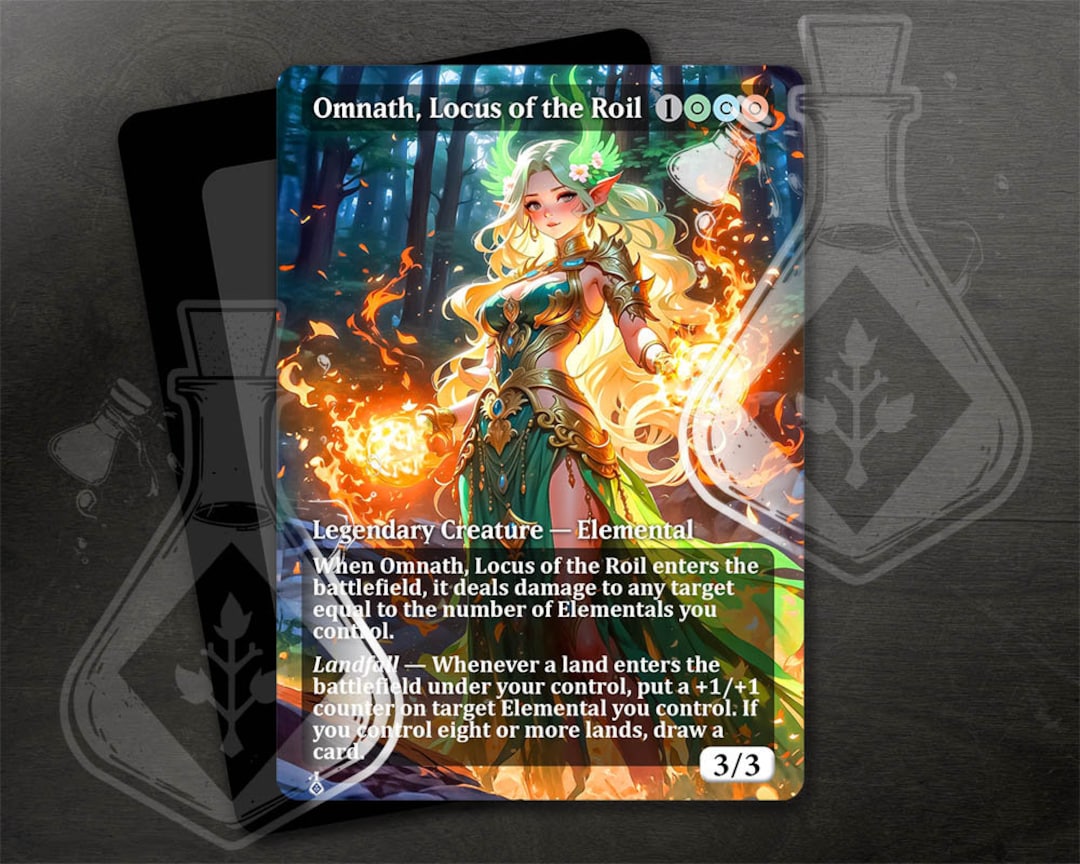 Omnath, Locus of the Roil - Amazing Alternate Full Custom Art ...